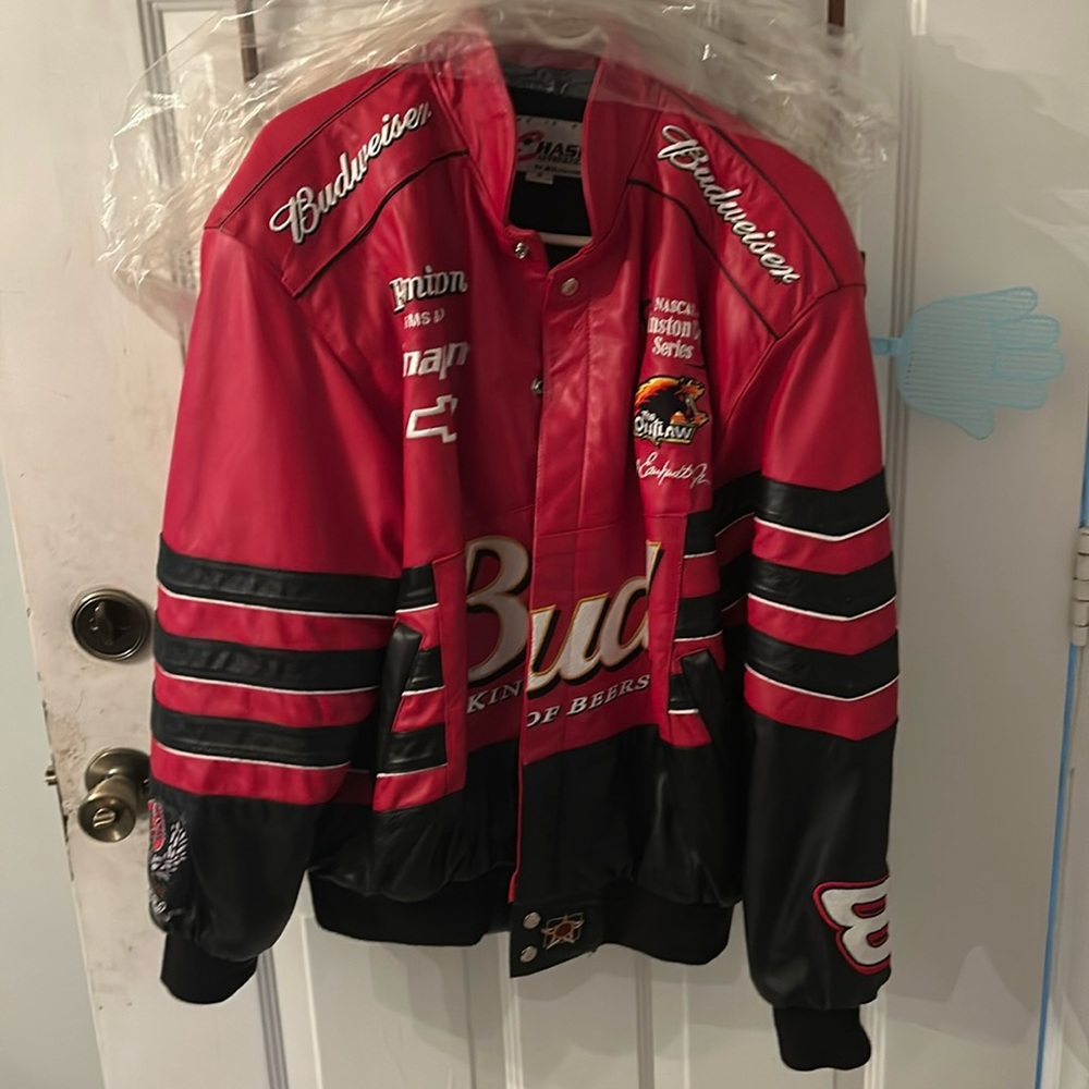 Budweiser Red Leather Jacket - Gem